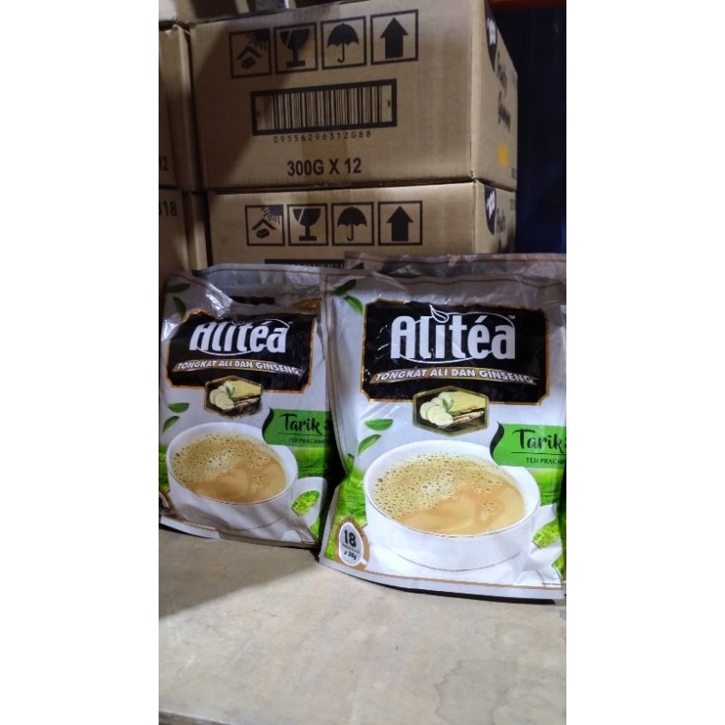 ALITEA instant tea with tongkat ali&ginseng 18stick x 30g | Shopee Malaysia