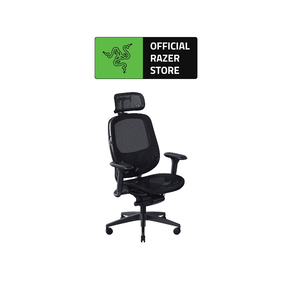 Razer Fujin Pro Mesh Ergonomic Gaming Chair | With Headrest | Ultra ...