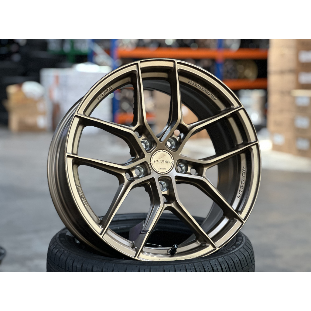 NEW 18X8.5J Lenso Venom V3N Rim (set of 4) Bronze 5X114.3 Civic Camry ...