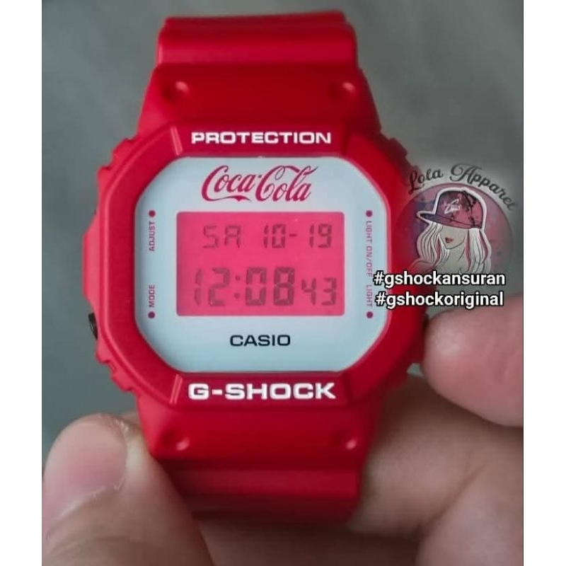 100% ORIGINAL CASIO G-SHOCK × COCA COLA DW 5600CC23 4 LIMITED EDITION ...