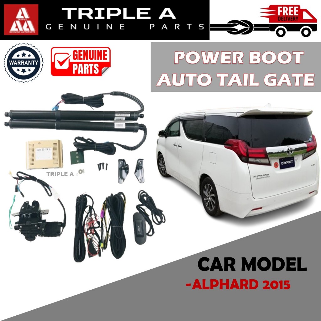 TOYOTA ALPHARD 2015 Plug&Play Electric Auto Tailgate Power Boot Soft ...