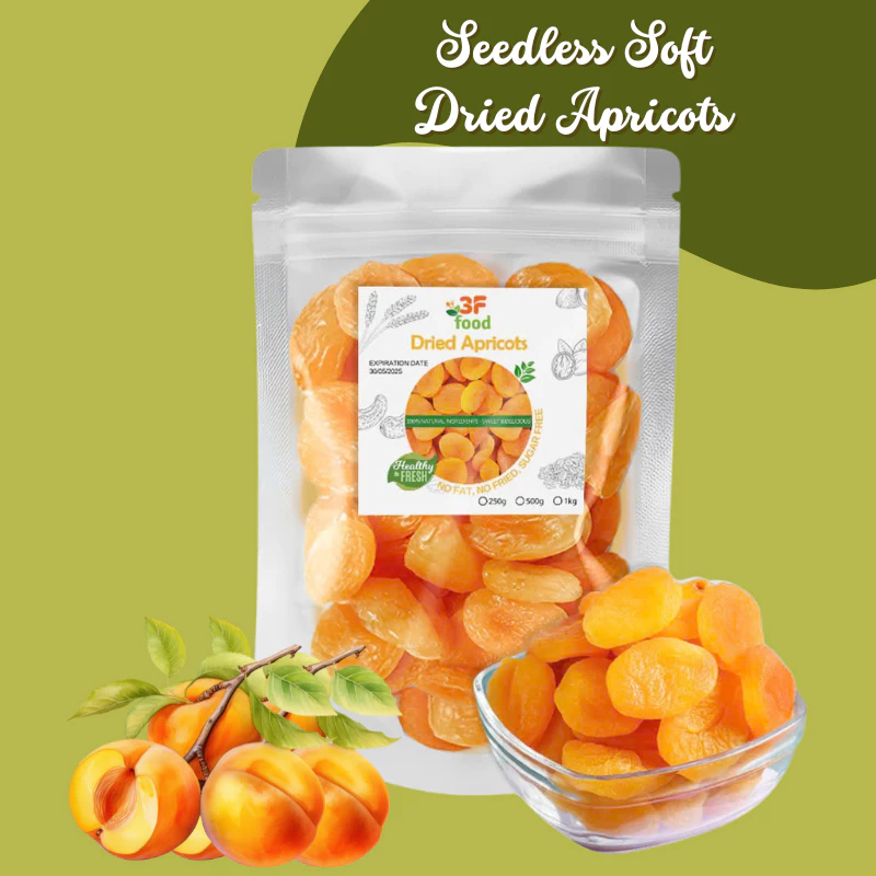 Food Seedless Soft Dried Apricots Original Healthy Sweet Juicy ...