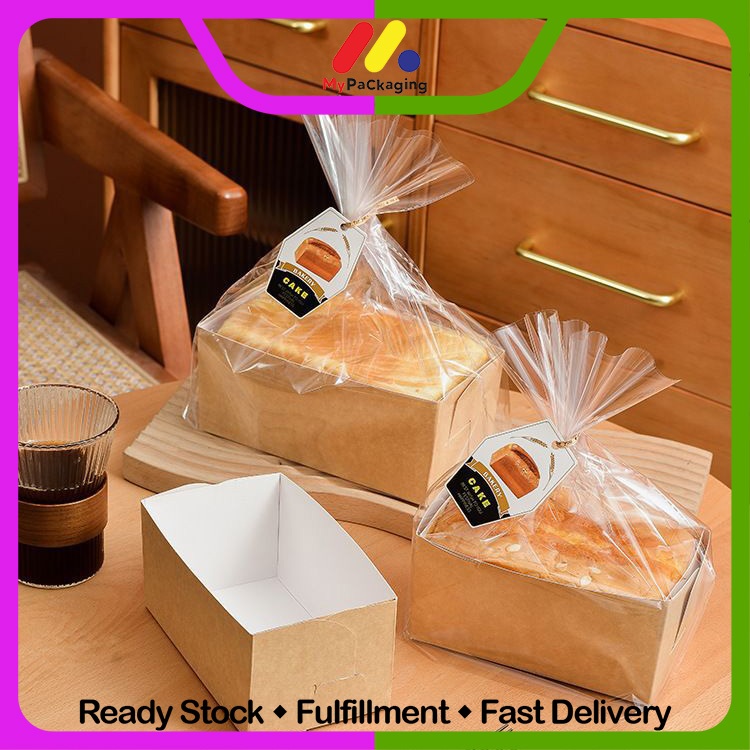 Bakery Cake Toast Loaf & Bread OPP Transparent Packaging Bag / Plastic ...