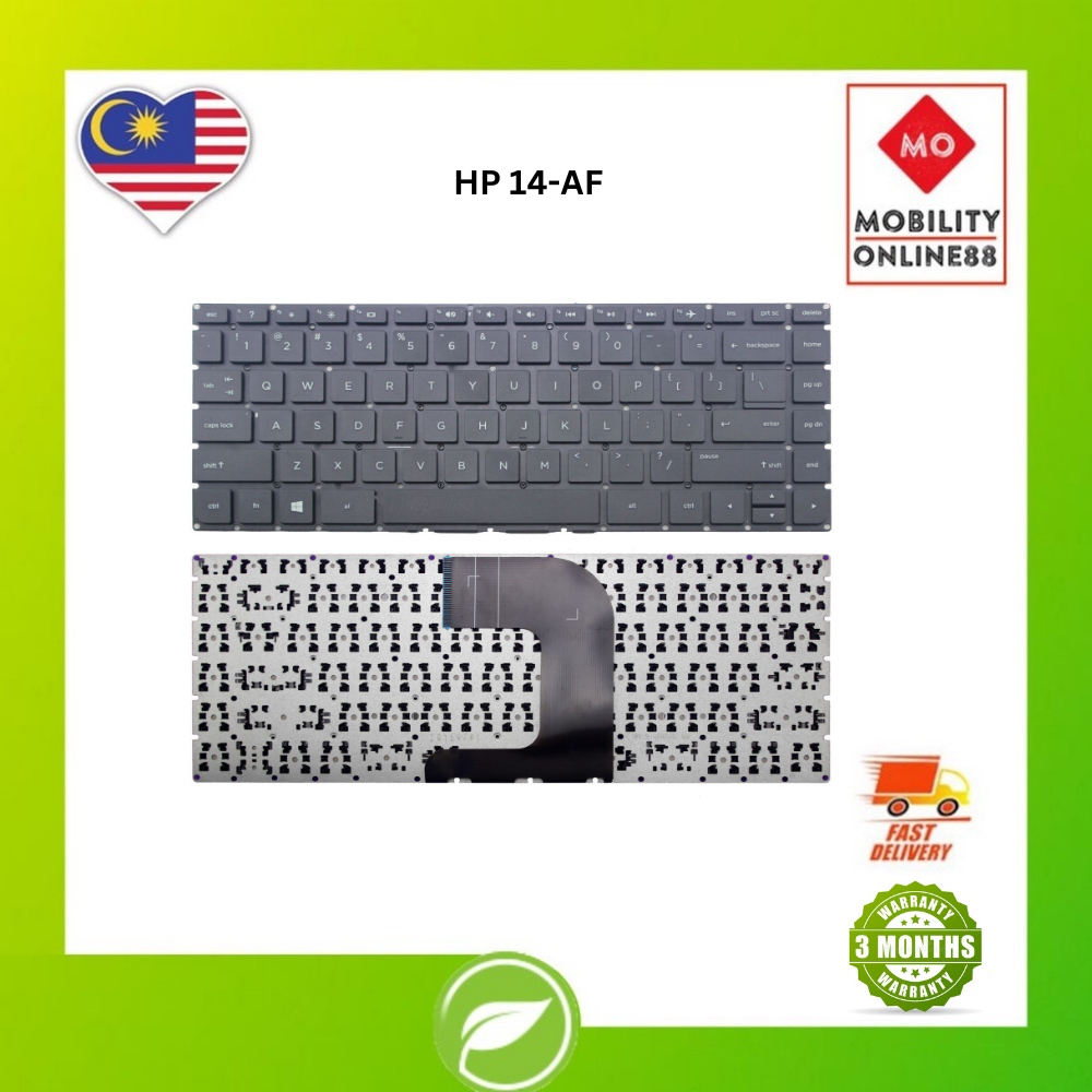 HP 14-AC, 14-AF, 14-AD, 14-AJ, 14-AM 348 G4 Laptop Keyboard | Shopee ...
