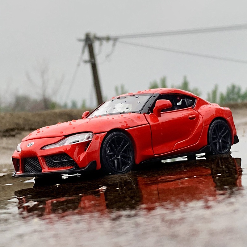1:32 TOYOTA SUPRA Sports Car Models Alloy Diecast Toy Vehicle | Shopee ...