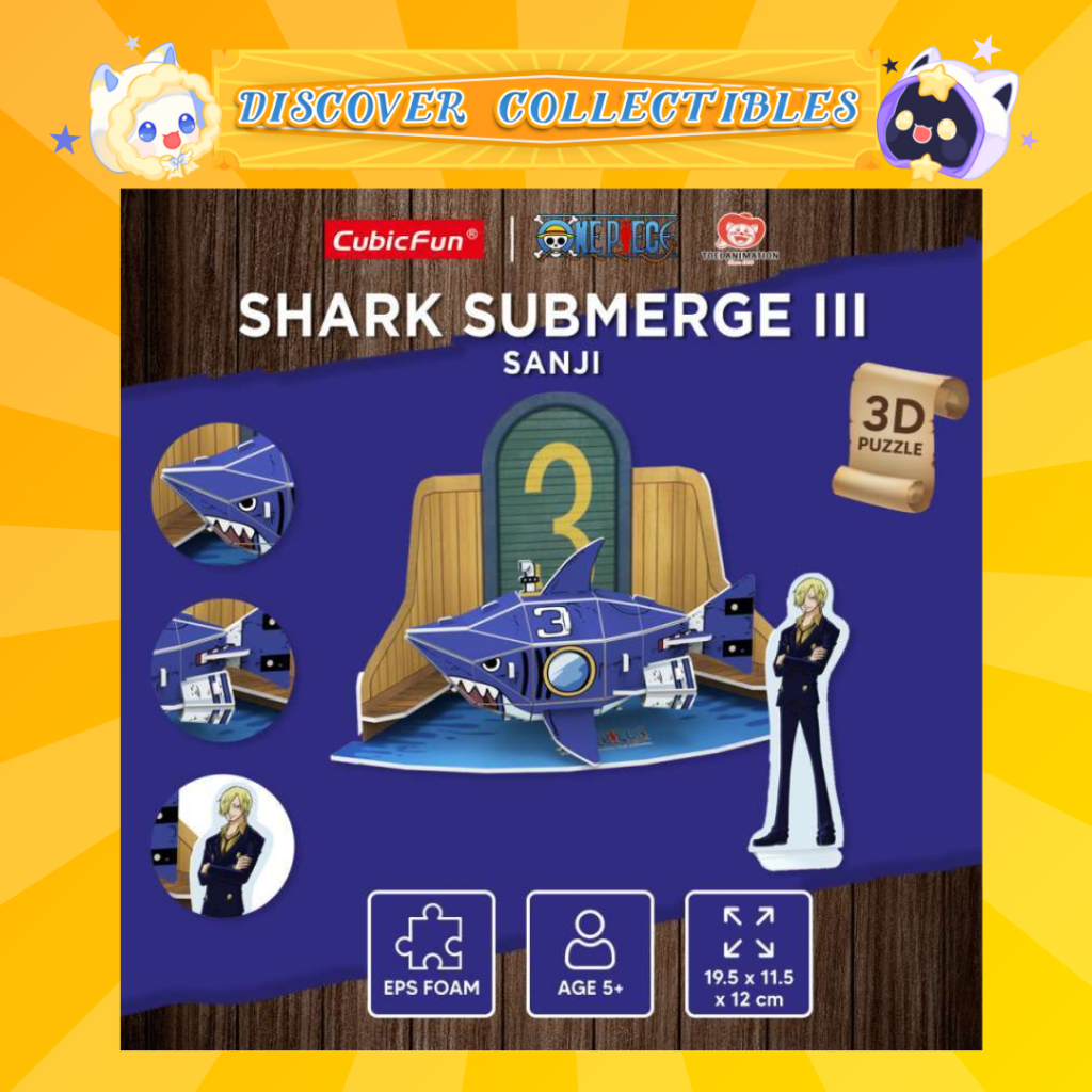 Cubic Fun 3D Puzzle One Piece - Shark Submerge III (Full Set) | Shopee ...