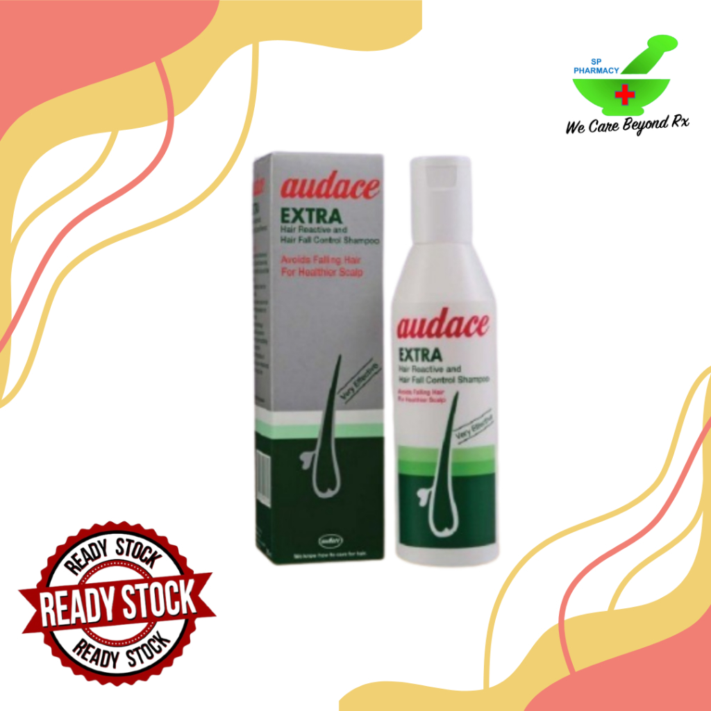AUDACE EXTRA HAIR REACTIVE & HAIR FALL CONTROL SHAMPOO 200ML (EXP AUG ...