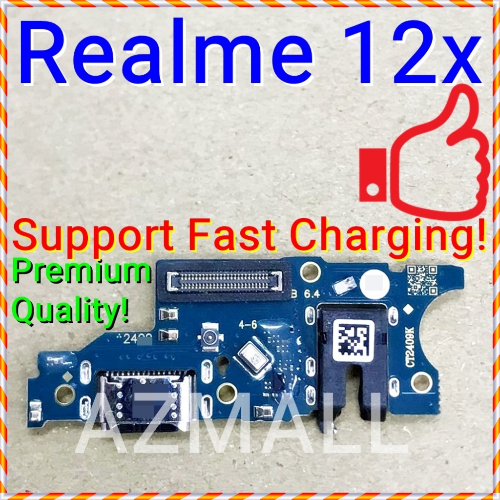 (45W Fast Charge) NEW ORI Charging Port IC SUB Board MIC Ribbon Realme ...