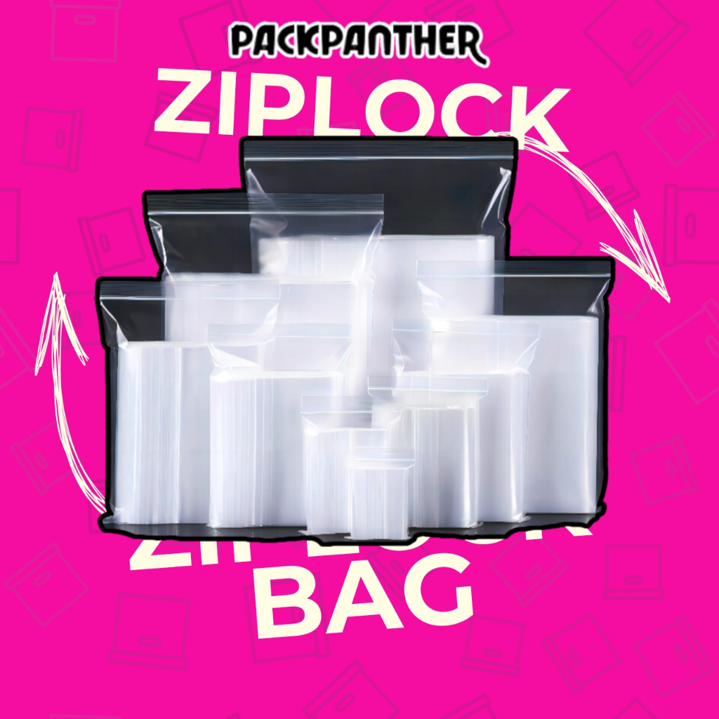PACKPANTHER Zip Lock Plastic Bag ZipLock Bag Plastic Packaging Plastik ...