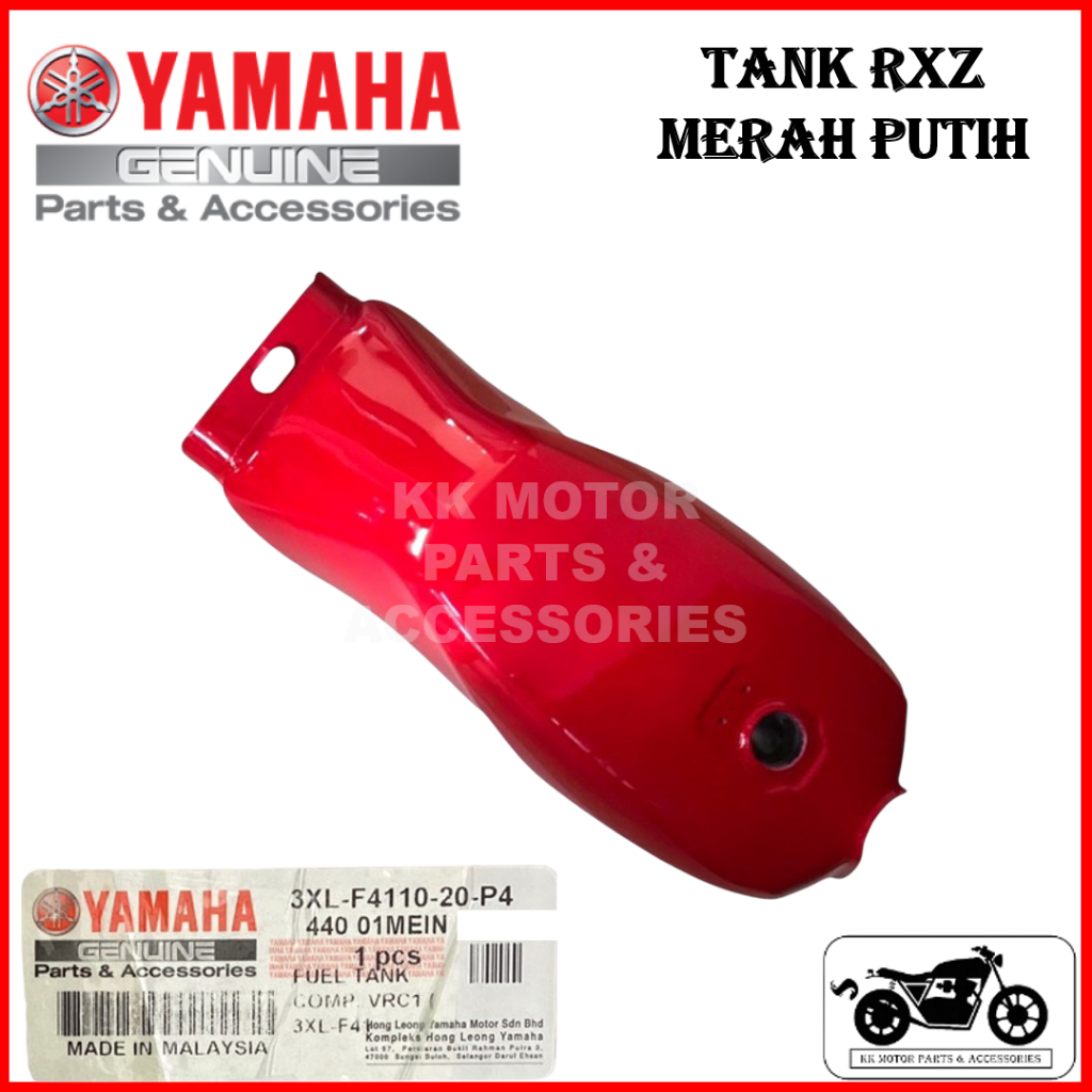 [100% ORIGINAL HLY !!!] YAMAHA RXZ CATALYZER 5PV TANK TANGKI MERAH ...