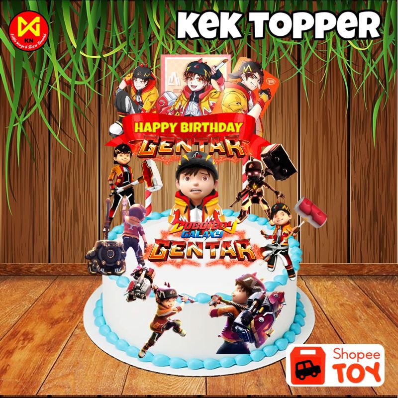 Kek Topper Boboiboy Gentar | Shopee Malaysia