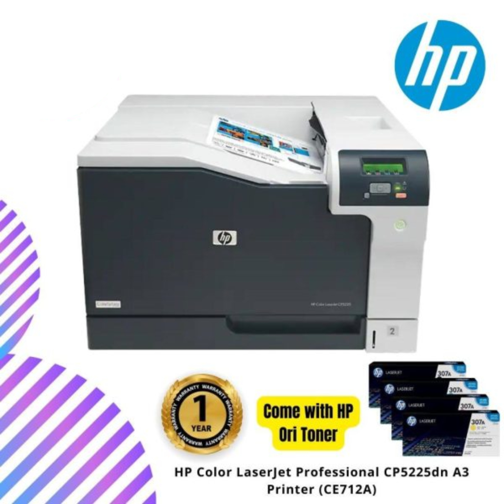 (READY STOCK) HP Color LaserJet Pro CP5225dn A3 Laser Printer (CE712A ...