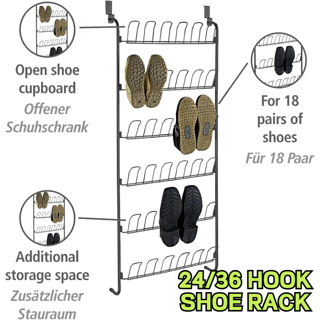 Over The Door Shoe Rack Door Rear Shoe Rack Door Hanging Shoe Rack Shoe ...