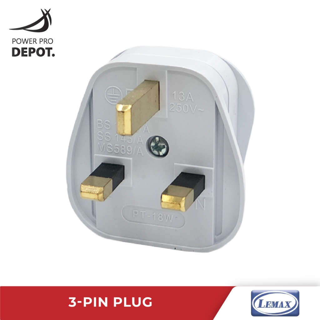 13A 3-Pin Plug Top | UK Plug | Kepala Plug Elektrik | Wholesale [Sirim ...