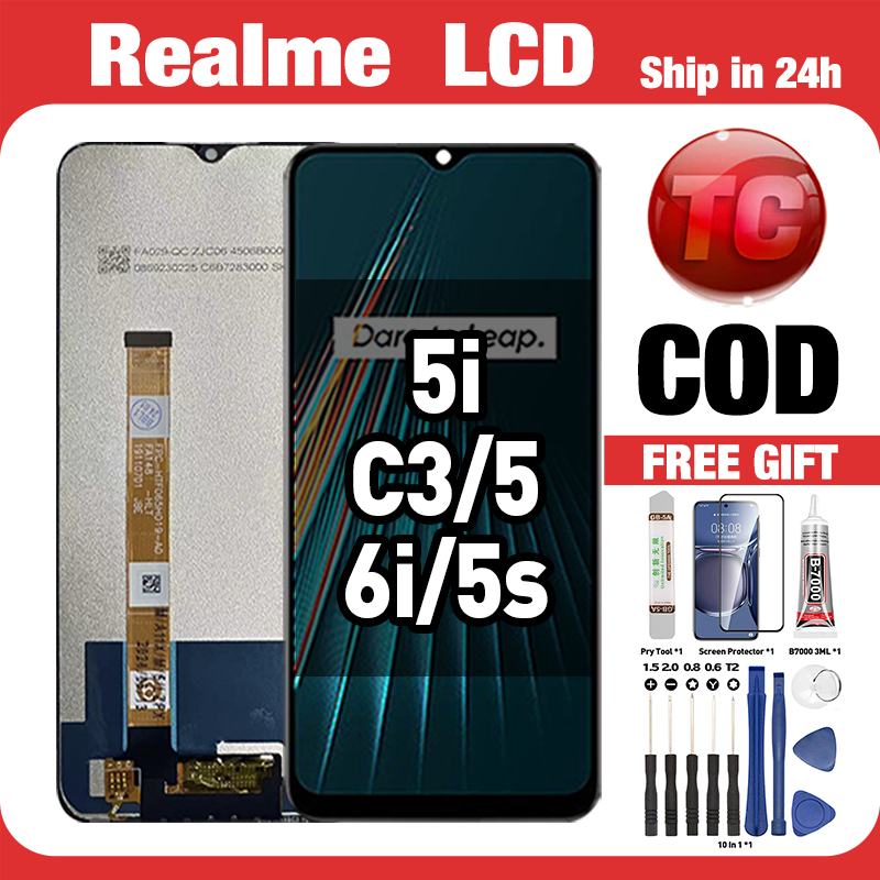 LCD REALME 5i/ C3/ 5/ 6i/ 5s Compatible For Original Glass Touch Screen ...