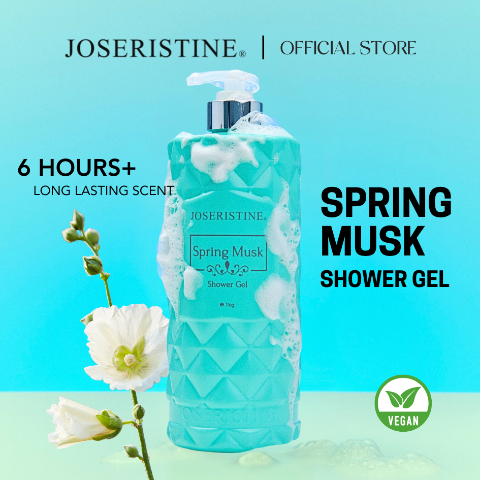 Joseristine Spring Musk Shower Gel 1000ml/ Vegan/ Perfume Body Wash ...