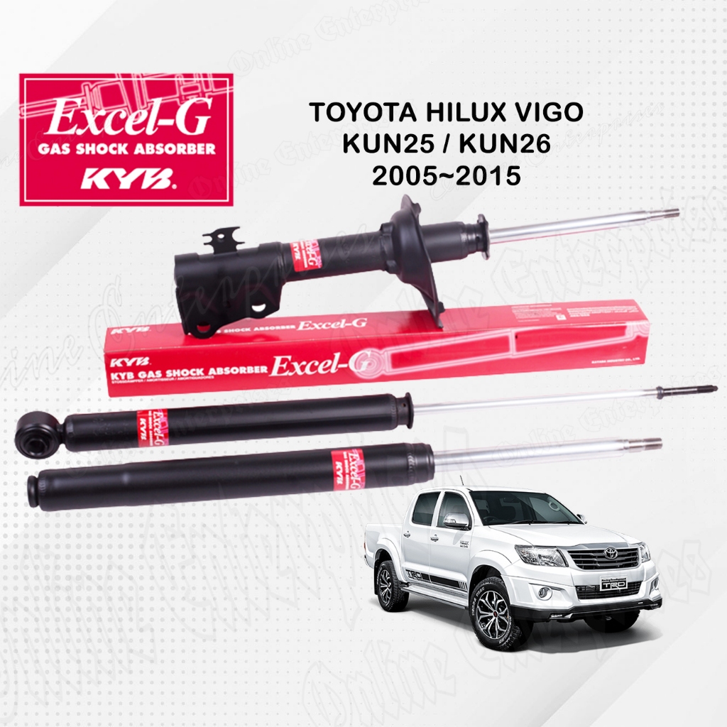 KAYABA KYB EXCEL G Toyota Hilux Vigo KUN25 KUN26 4x4 (2005~2015 ...
