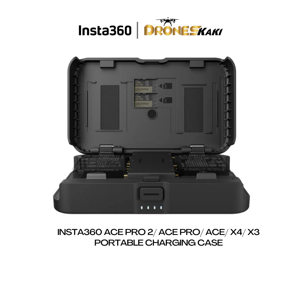 Insta360 Portable Charging Case for Ace Pro 2/ Ace Pro/ Ace/ X4/ X3 ...