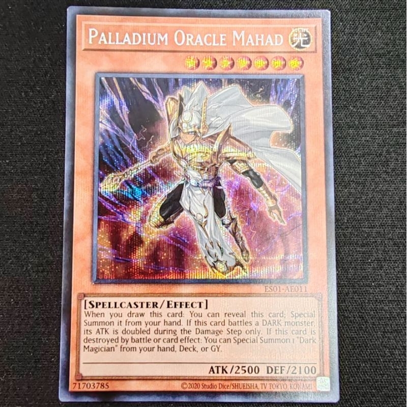 YUGIOH ES01-AE011 Palladium Oracle Mahad [SER] | Shopee Malaysia