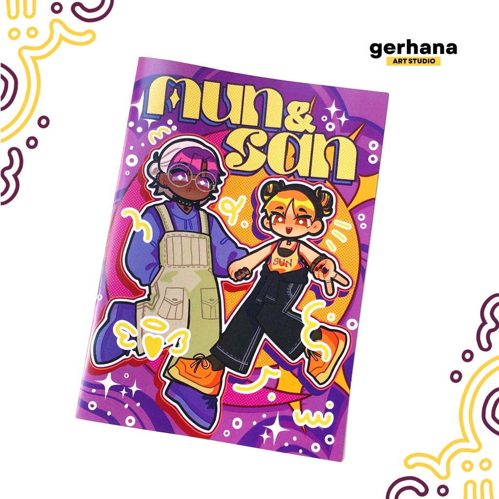 Original Character | Mun & San Mini A5 Booklet (B Grade only) | Shopee ...