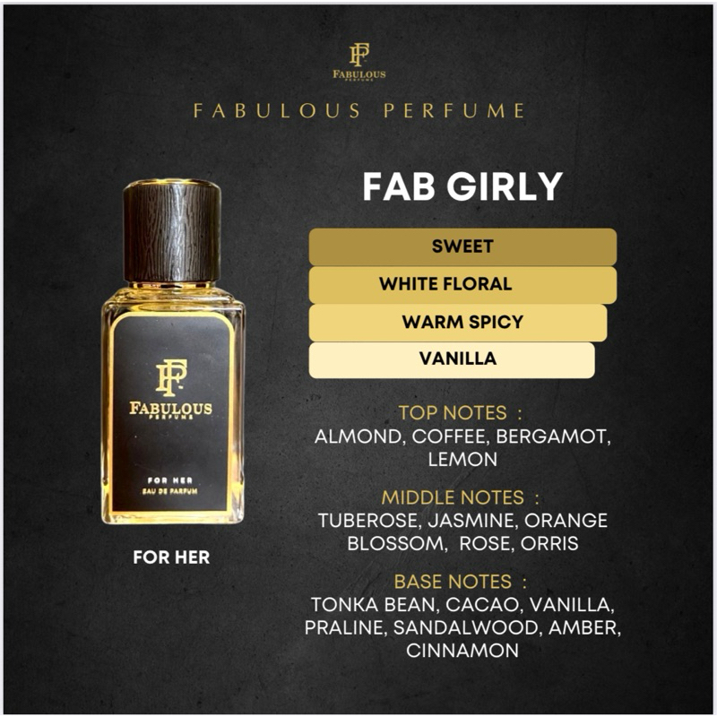 Perfume FAB GIRLY From Fabulous Perfume | Shopee Malaysia