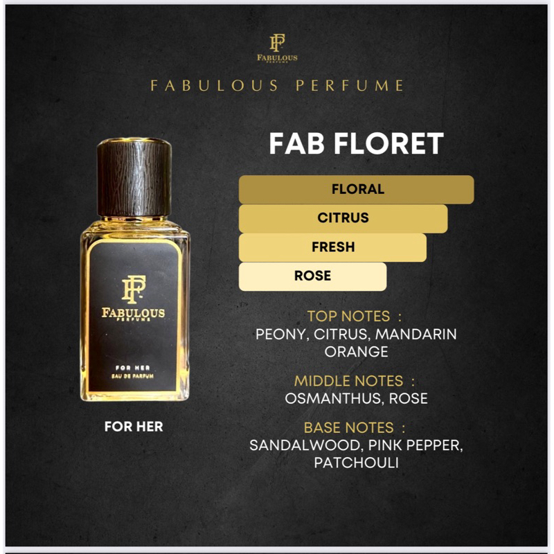 Perfume FAB FLORET From Fabulous Perfume | Shopee Malaysia