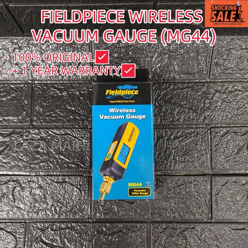 [Fieldpiece WIRELESS VACUUM GAUGE (MG44)]TOOLS FOR HVACR ...