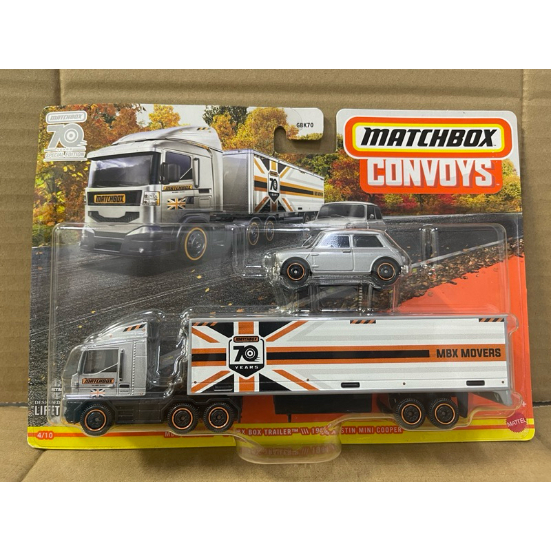 Matchbox Convoys 1964 Austin Mini Cooper // MBX Cabover & MBX Box ...