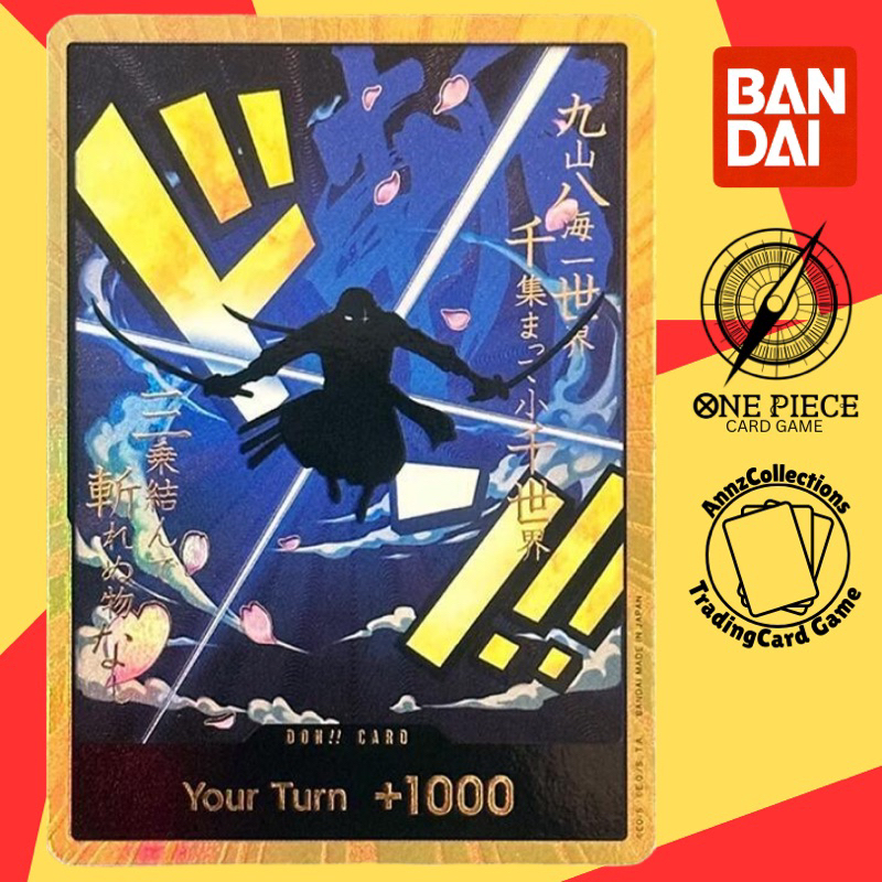 One Piece TCG Gold Don Zoro PRB01 English Version | Shopee Malaysia