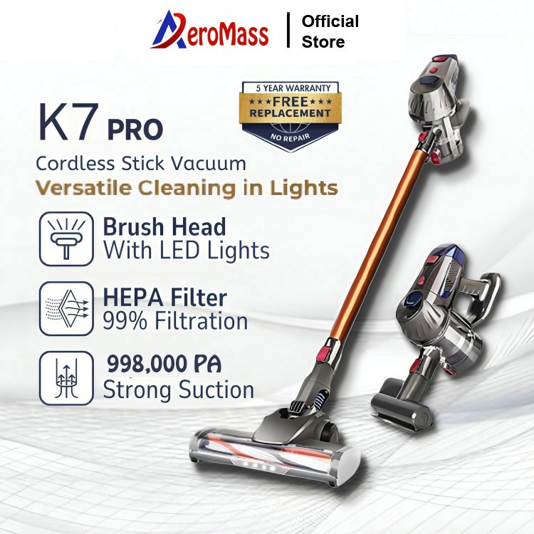 Vacuum AeroMass Cordless Vacuum Cleaner Portable Handheld for House ...