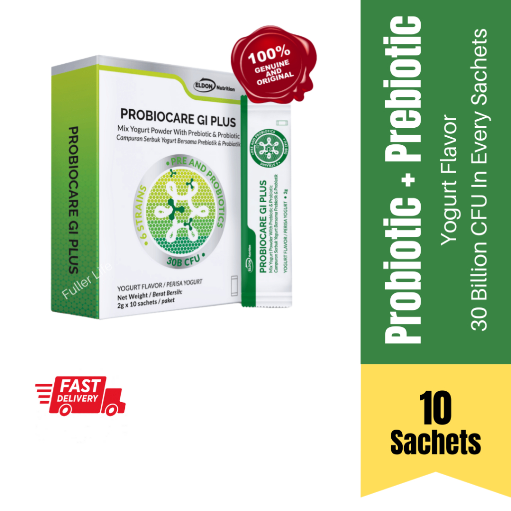 Eldon Nutrition Probiocare Gi Plus (10 Sachets) | Prebiotic & Probiotic ...