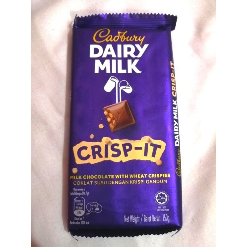 Cadbury Dairy Milk Crisp-It 150g | Shopee Malaysia