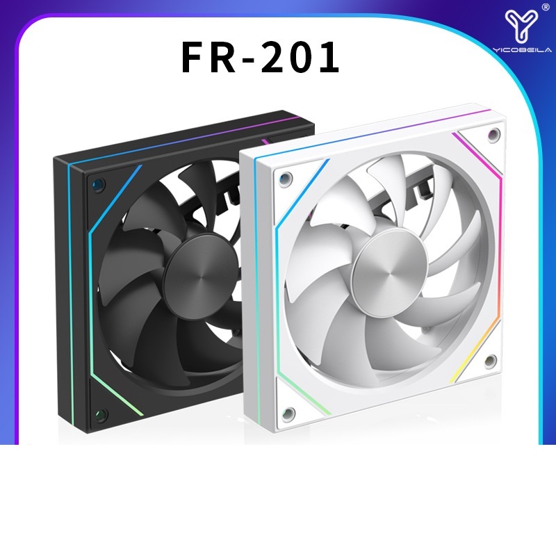 Prism 7 rs Pro Fan Black / White 5V ARGB 3Pin 12CM Casing Fan PWM 4PIN ...