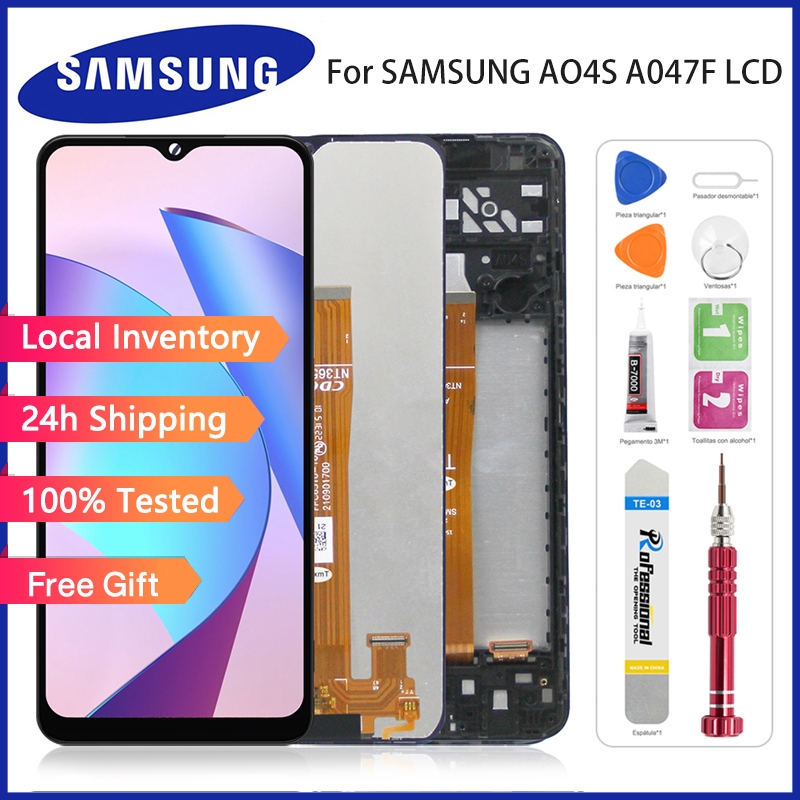 Original LCD with Frame For Samsung Galaxy A04S A047F /A13 5G A136B A136U LCD Touch Screen ...