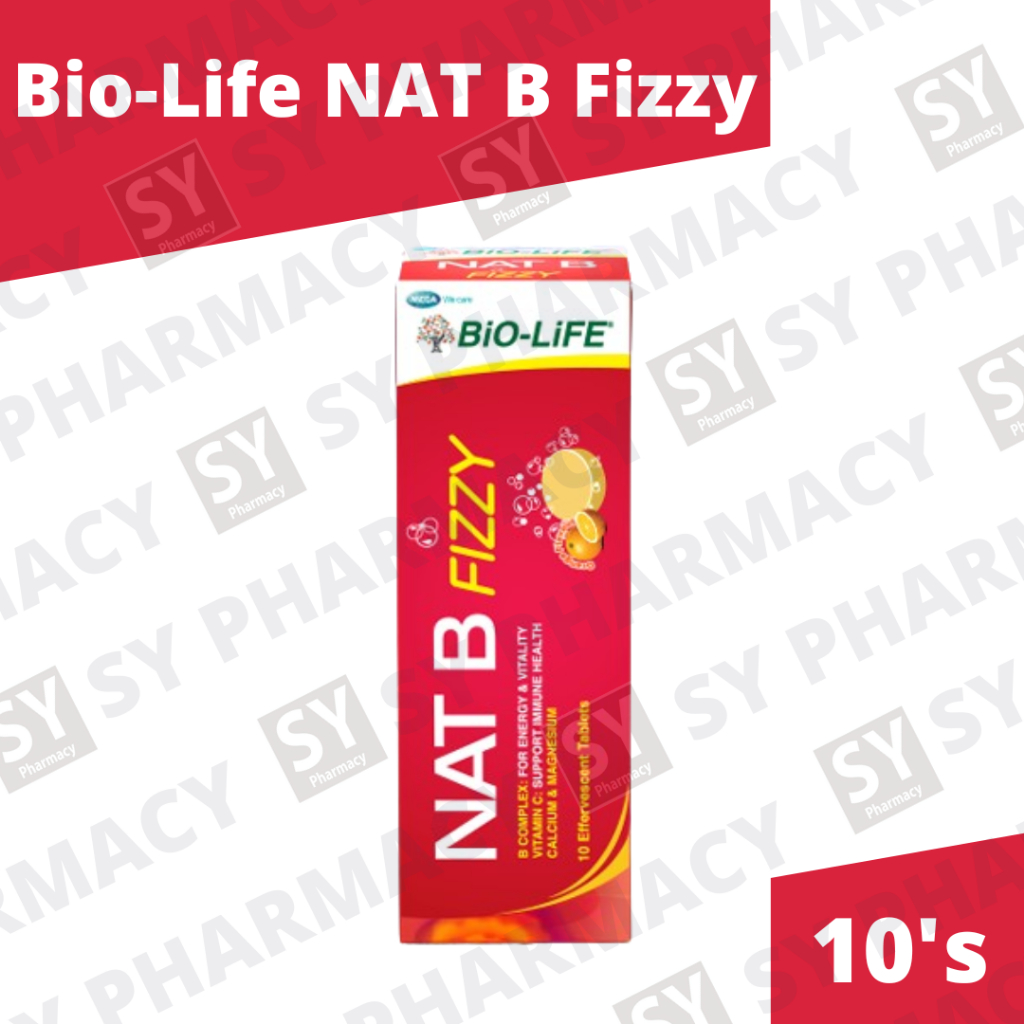 Bio-Life NAT B Fizzy 10's (Exp: 04/2026) | Shopee Malaysia