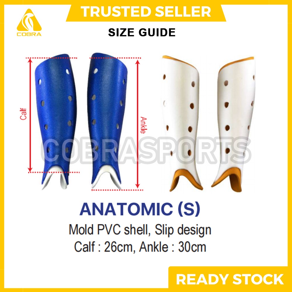 COBRA ANATOMIC Hockey Shinguard Shinpad Hoki Impact Protection Guard ...
