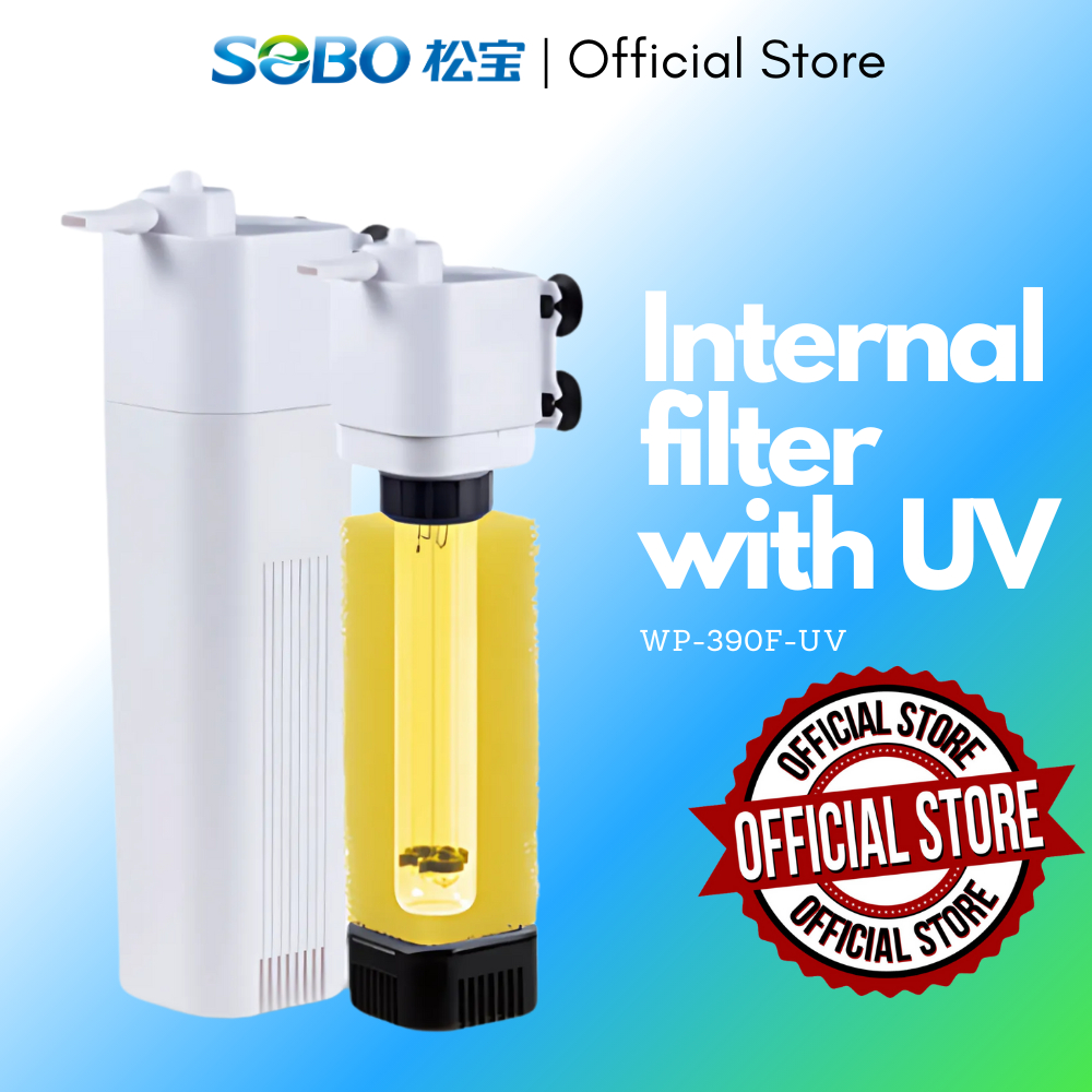 SOBO Aquarium UV Internal Filter UV Light Pump Lampu UV Pam Akuarium WP ...