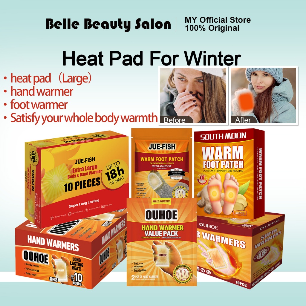 🔥Heat pad for winter 40pcs 暖暖包 Hand warmer Foot warmer Hot pack large ...