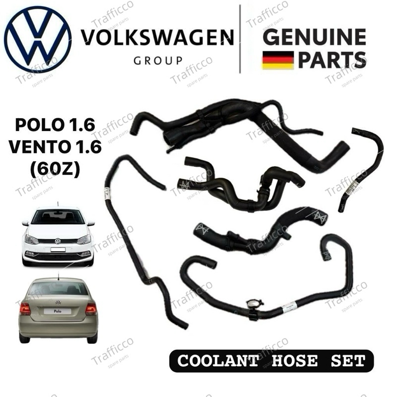 Volkswagen VW Polo 1.6 Vento 1.6 Radiator Coolant Water Hose By Pass ...