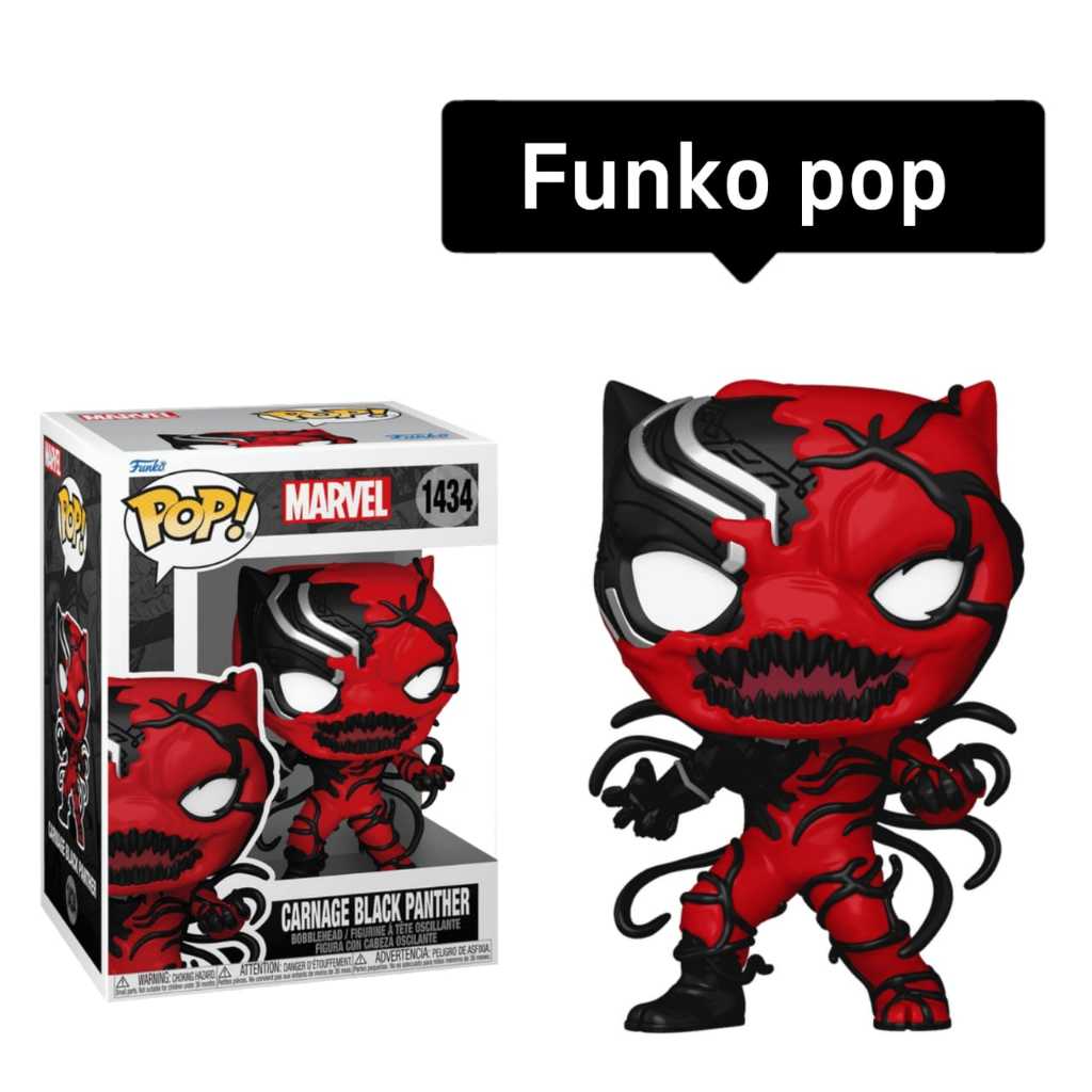 Original Funko Pop! Marvel 1434 Garnage Black Panther Collectible ...