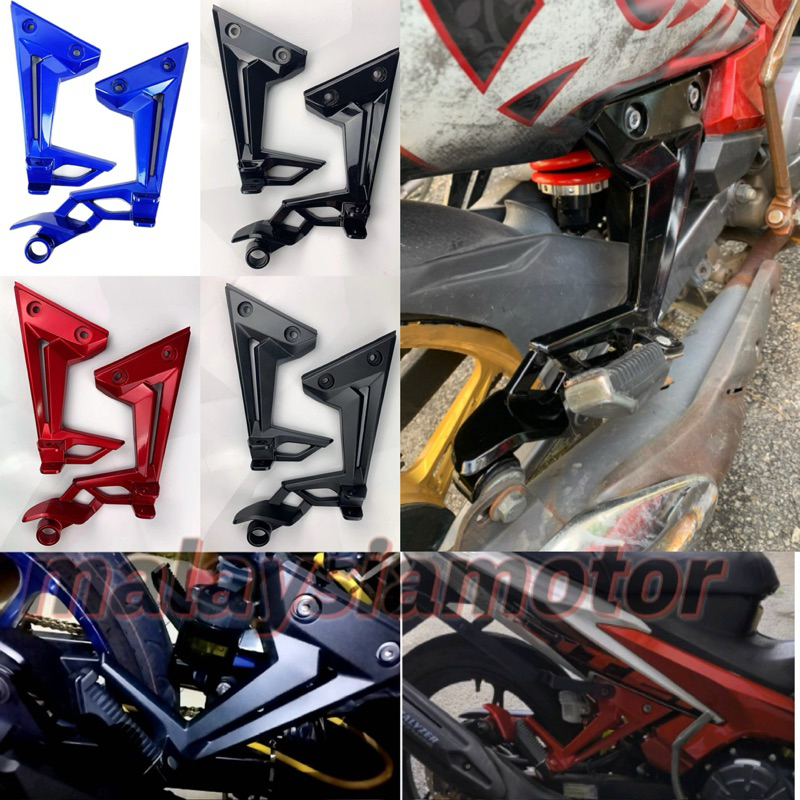 YAMAHA LC135 New V2 V3 V4 V5 V6 V7 Rear Footrest Bracket Foot Rest Bracket Belakang Pemijak Kaki ...