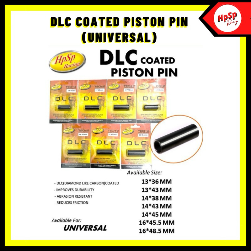 DLC COATED PISTON PIN UNIVERSAL HPSP RACING | Shopee Malaysia