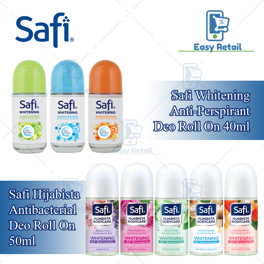 Safi Whitening / Balqis Anti-Perspirant Roll On 40ml / Safi Hijabista ...