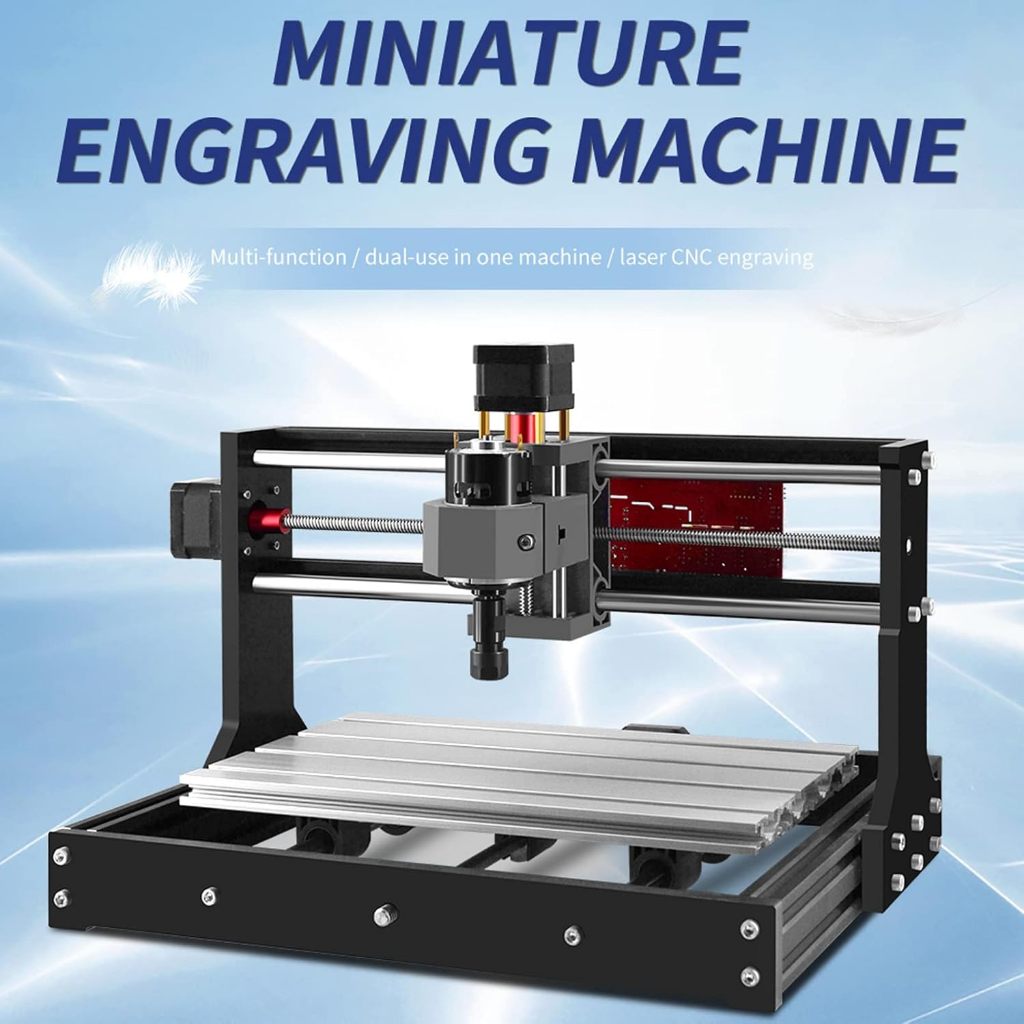 CNC Engraver, 3 Axis Manual Control Wood Carving Machine, Support Grbl ...