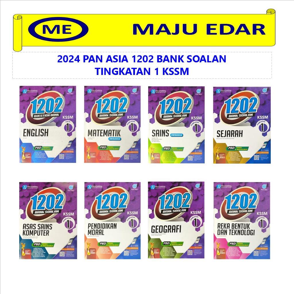 2024 PAN ASIA 1202 BANK SOALAN TINGKATAN 1 KSSM ENGLISH SEJARAH ...