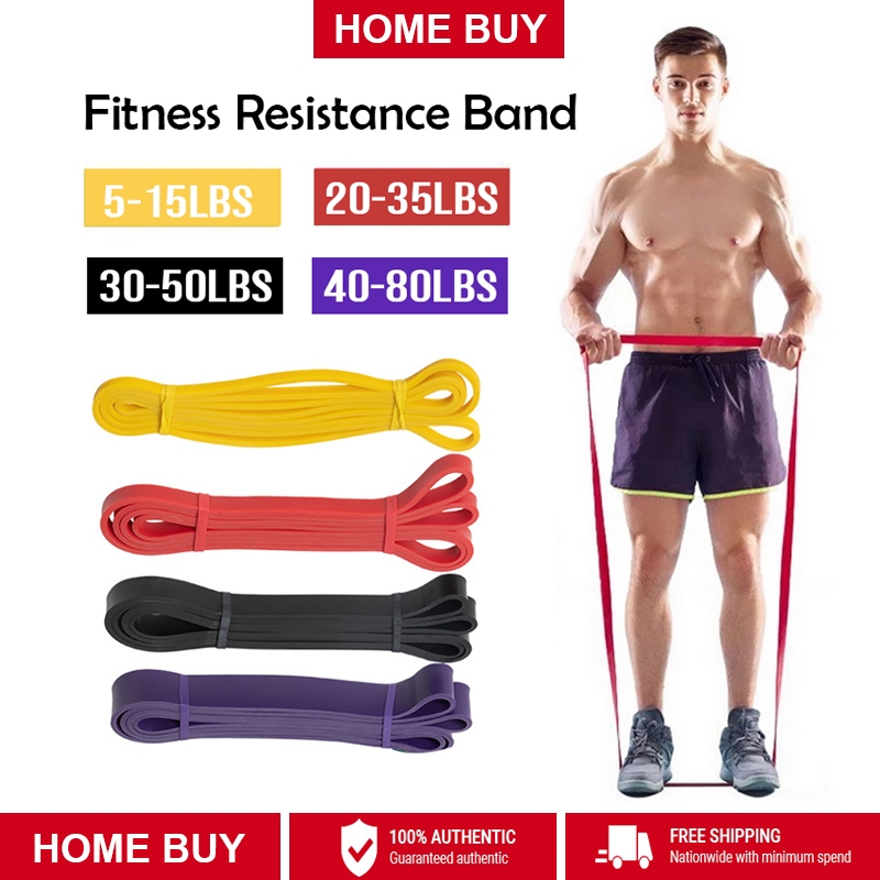 Fitness Gym Natural Latex Elastic Band / Jalur Getah Lateks Semula Jadi ...