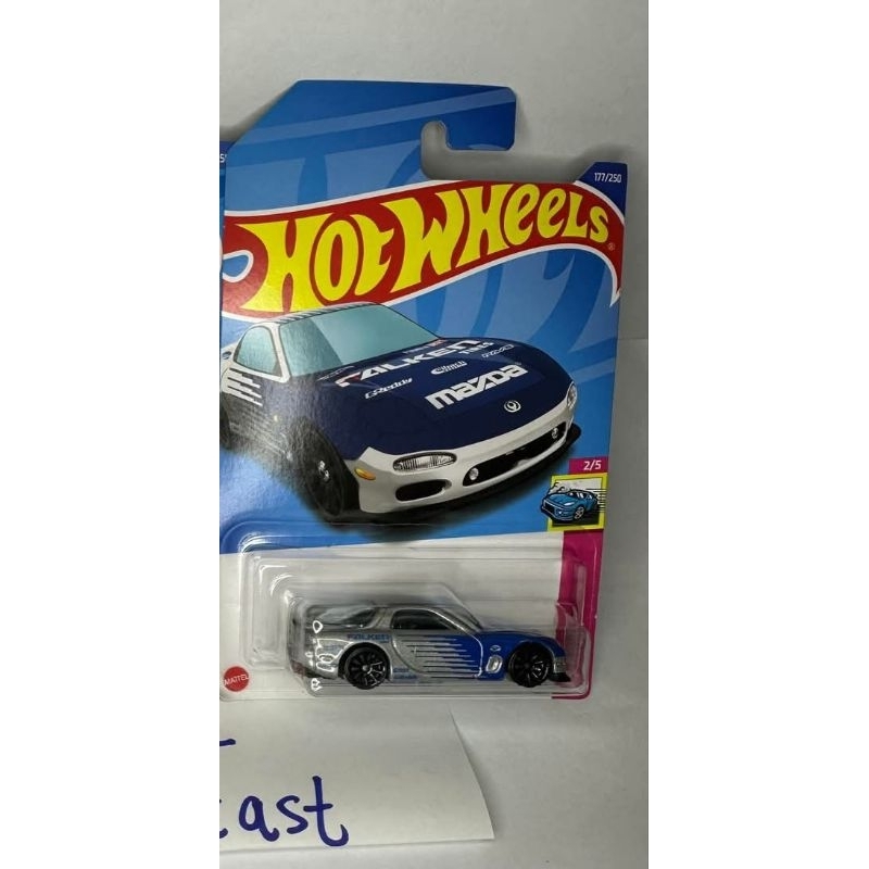 Hotwheels Mazda RX7 Falken Blue Silver | Shopee Malaysia