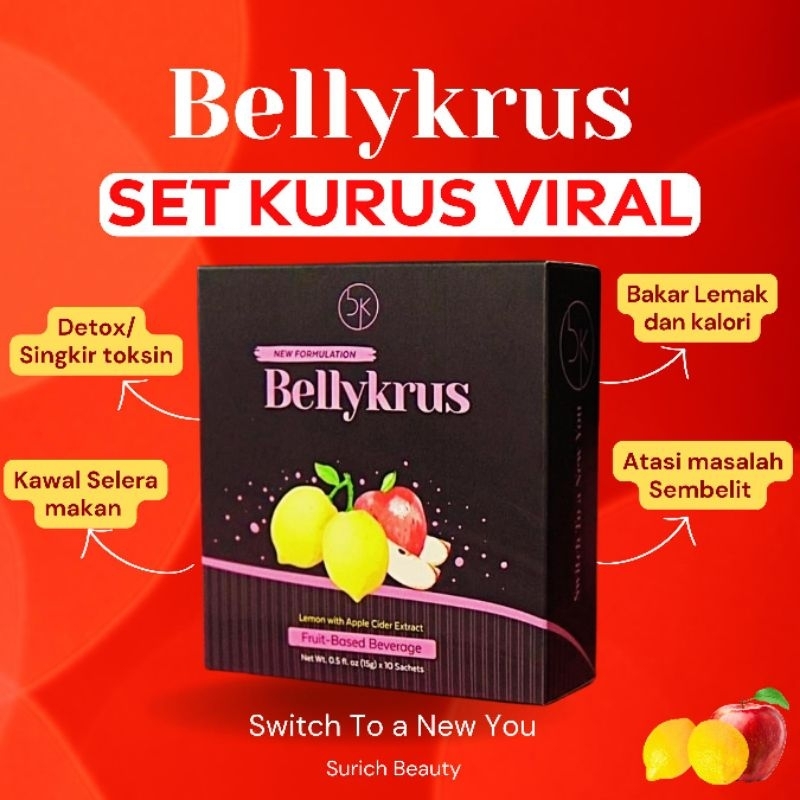 Bellykrus Wonder Fruity Formula Beauty Set for Women and Men Raya Promotion Set Original HQ ...