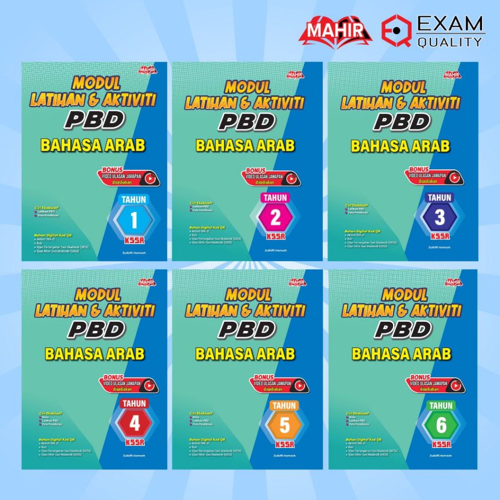 [MAHIR] MODUL LATIHAN & AKTIVITI PBD BAHASA ARAB TAHUN 1-6 2025 ...