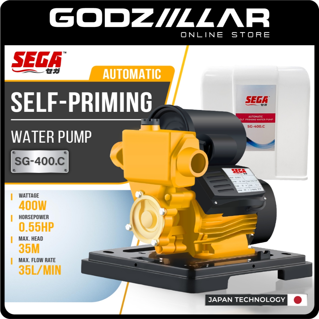 (Japan) Sega Automatic Self-Priming Water Pump Supreme Edition | 0.55hp ...